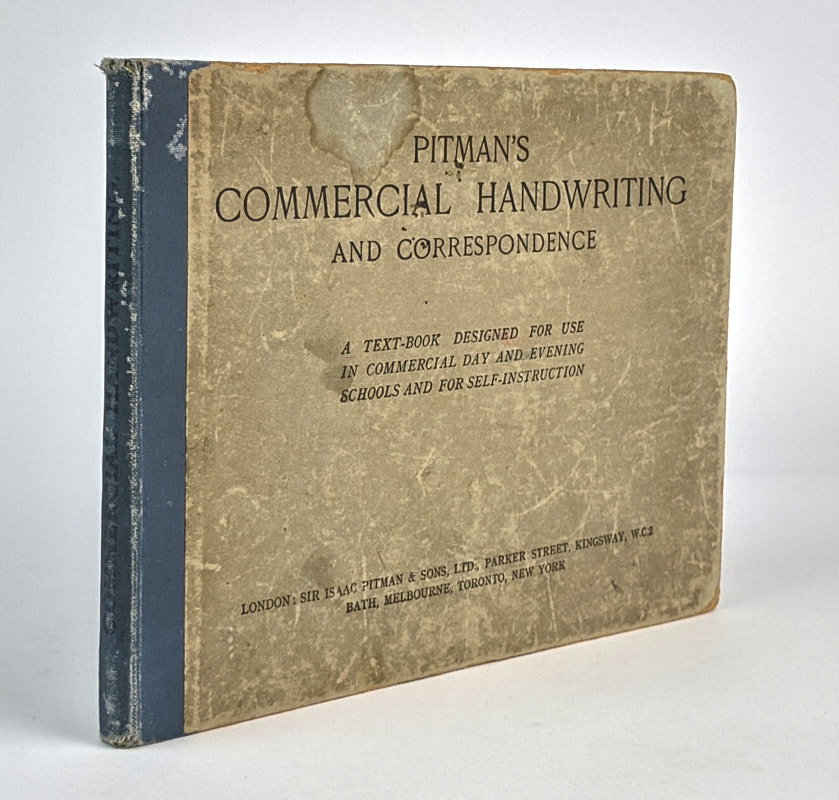 Pitman’s Commercial Handwriting and Correspondence - The Book Merchant ...