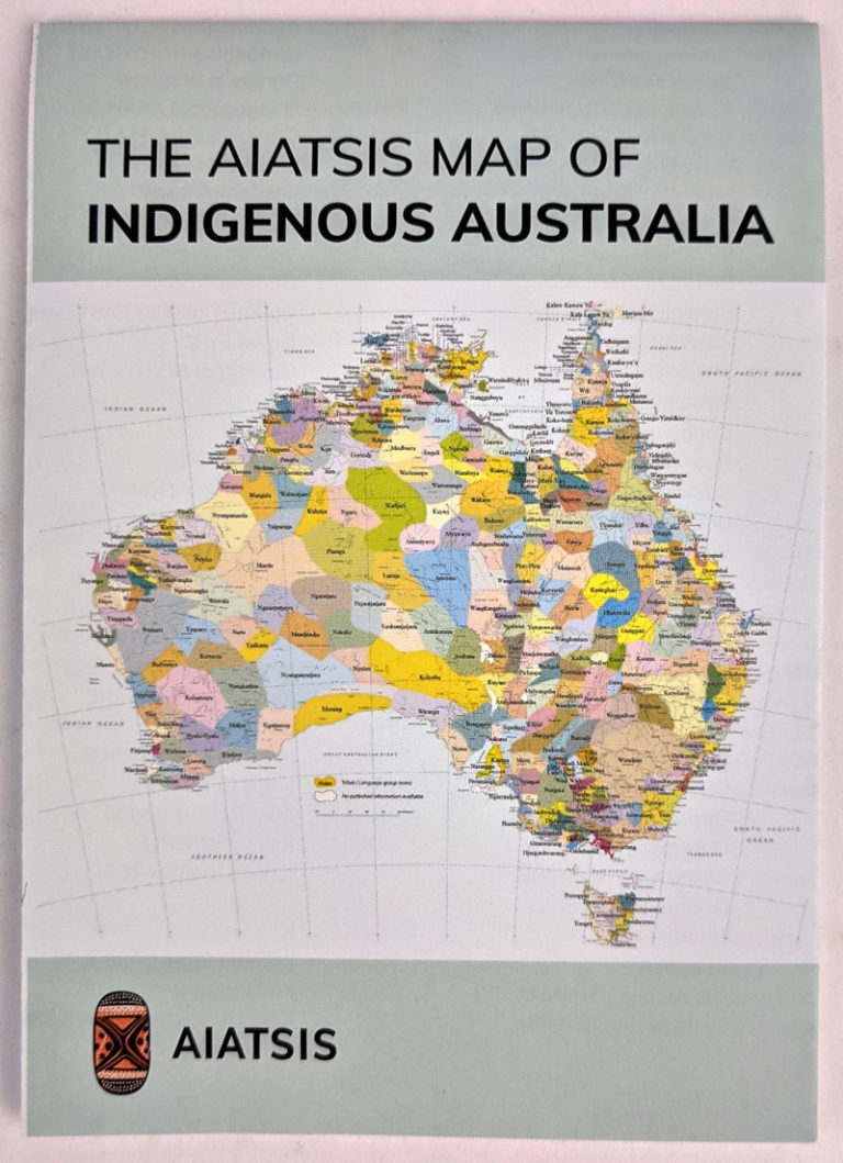 The AIATSIS Map of Indigenous Australia (A3 Folded) - The Book Merchant ...
