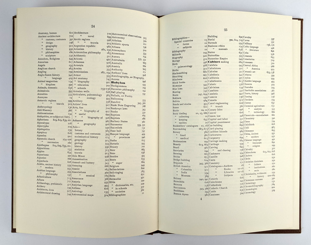 A Classification and Subject Index for Cataloguing and Arranging the ... A Classification and Subject Index for Cataloguing and Arranging the ...