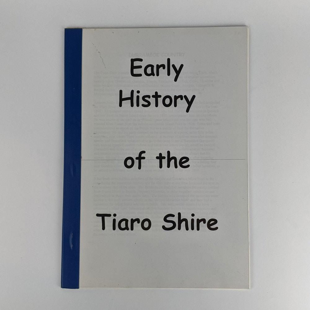Early History of the Tiaro Shire - The Book Merchant Jenkins