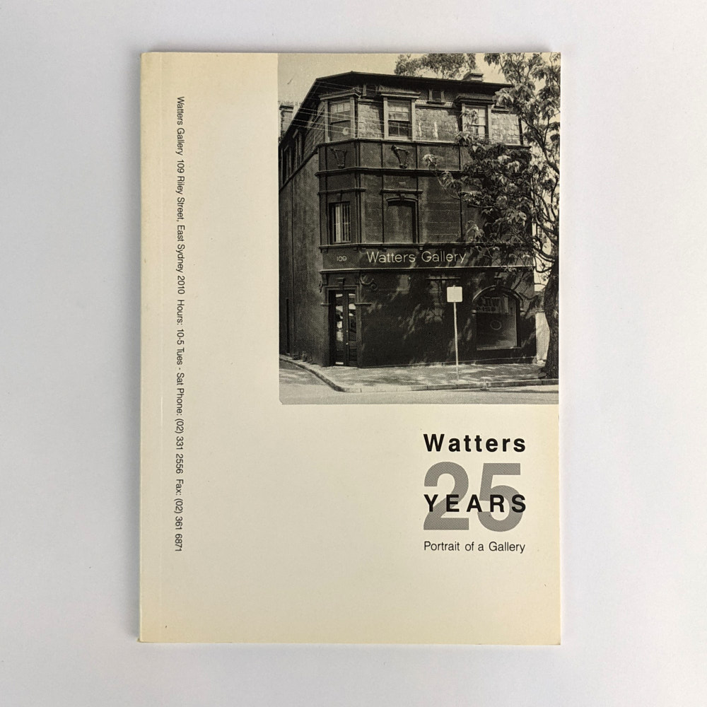 Watters 25 Years: Portrait of a Gallery - The Book Merchant Jenkins