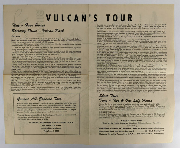 Vulcan’s Tour Map of Birmingham - The Book Merchant Jenkins