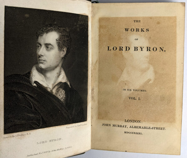 The Works of Lord Byron (6 Volumes) - The Book Merchant Jenkins