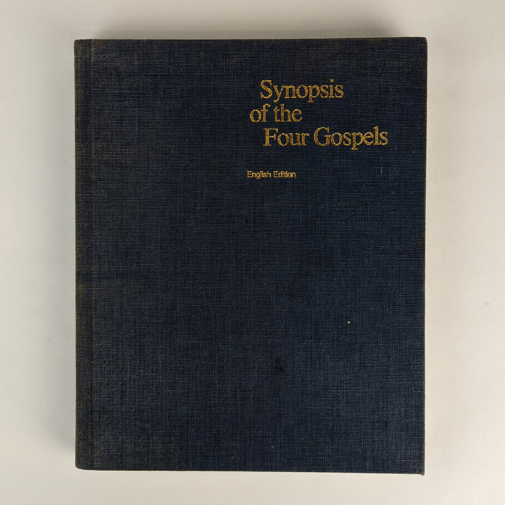 Synopsis of the Four Gospels - The Book Merchant Jenkins Synopsis of the Four Gospels - The Book Merchant Jenkins