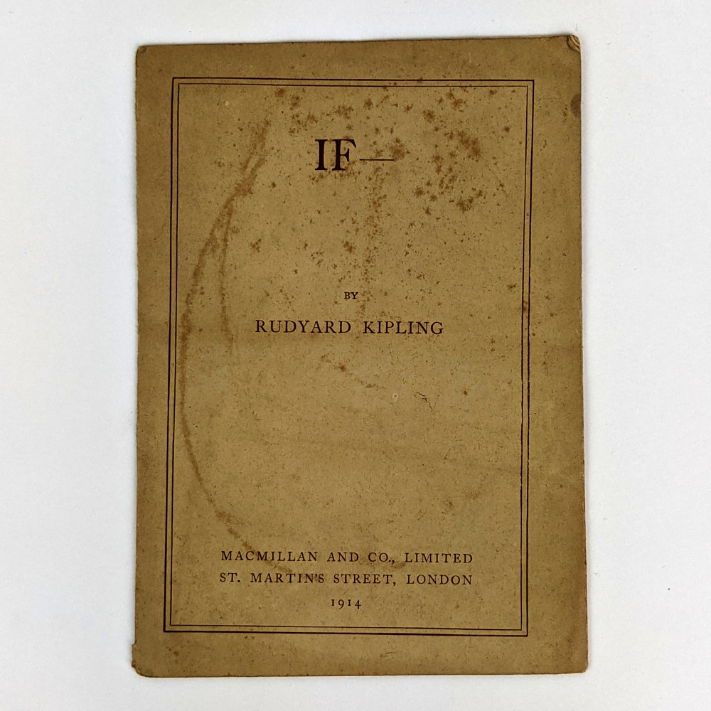 If- - The Book Merchant Jenkins