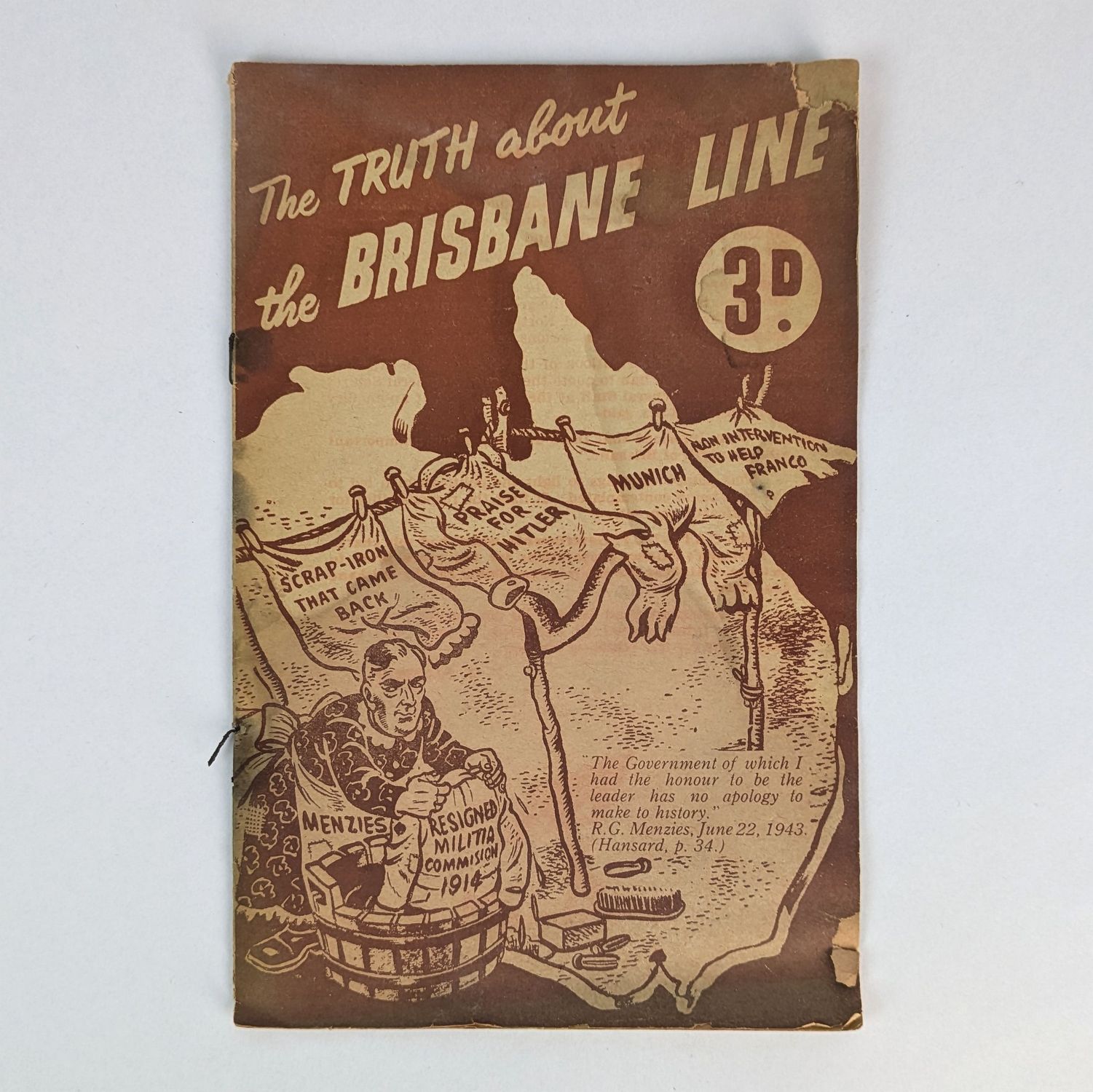 [The Truth About] The Brisbane Line - The Book Merchant Jenkins